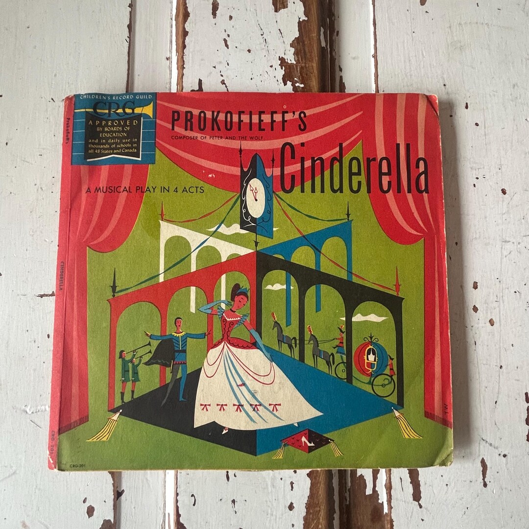 Vintage Prokofieff's Cinderella Musical 78 RPM 10” 1951 2 Record Set - Etsy