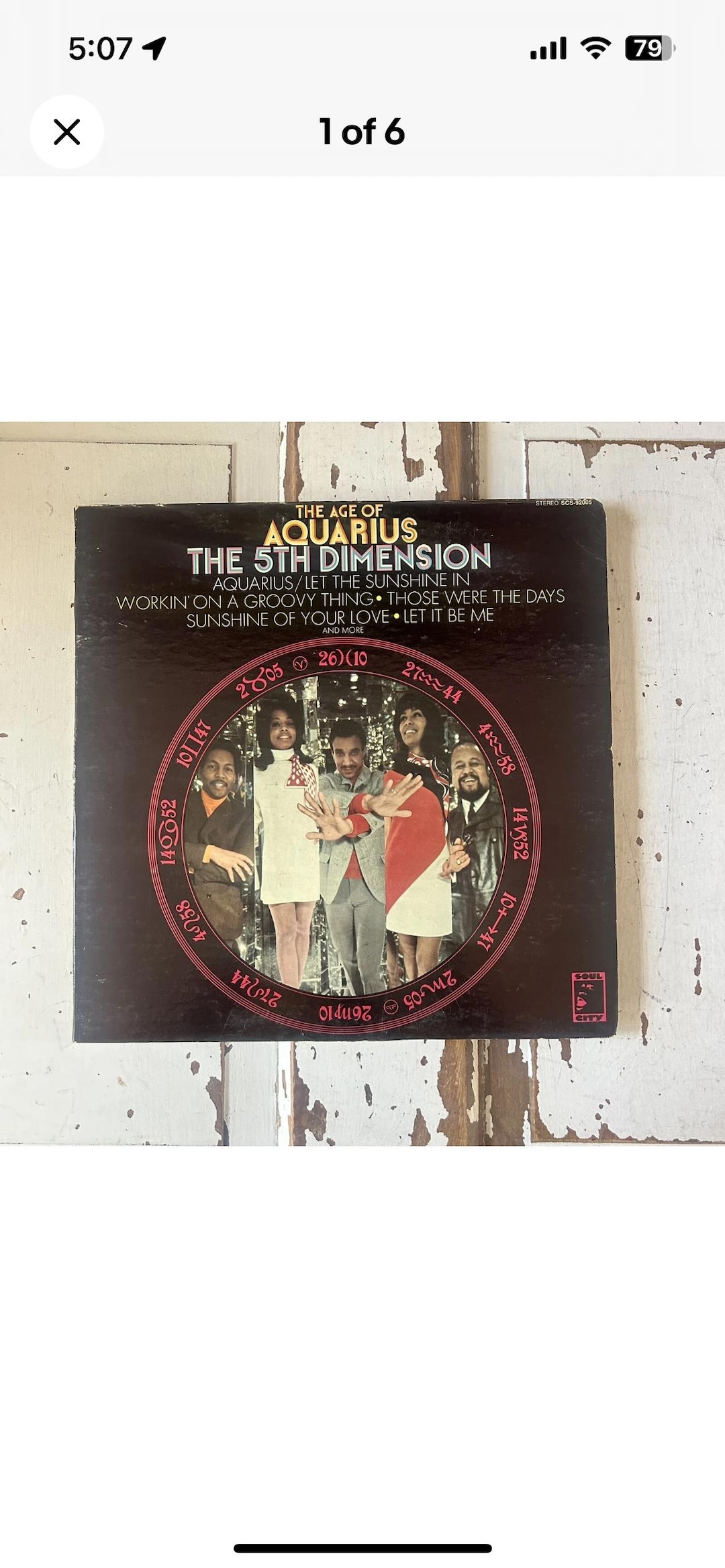 The 5th Dimension the Age of Aquarius Vintage Vinyl Record LP 1969 - Etsy
