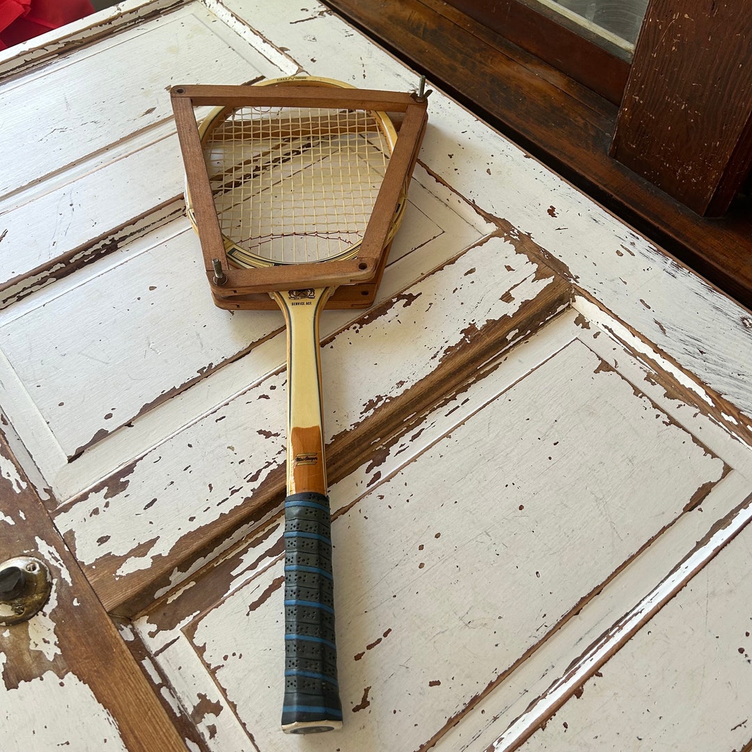Vintage Mcgregor 1970's or 1980's Wooden Tennis Racket With Wood Frame ...