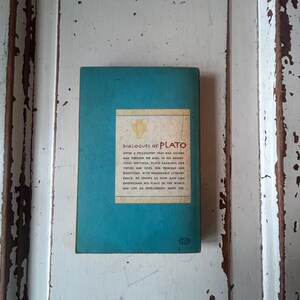 Vintage 1955 Dialogues of Plato Apology Crito Phaedo Symposium Book - Etsy