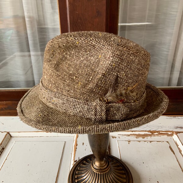 Tweed Hat - Etsy