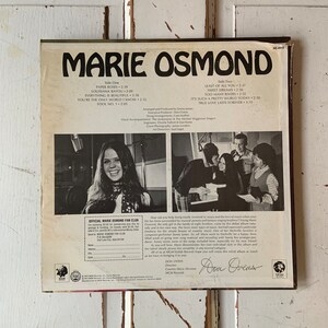 Vintage 1972 MARIE OSMOND Paper Roses 1973 Vinyl Album - Etsy