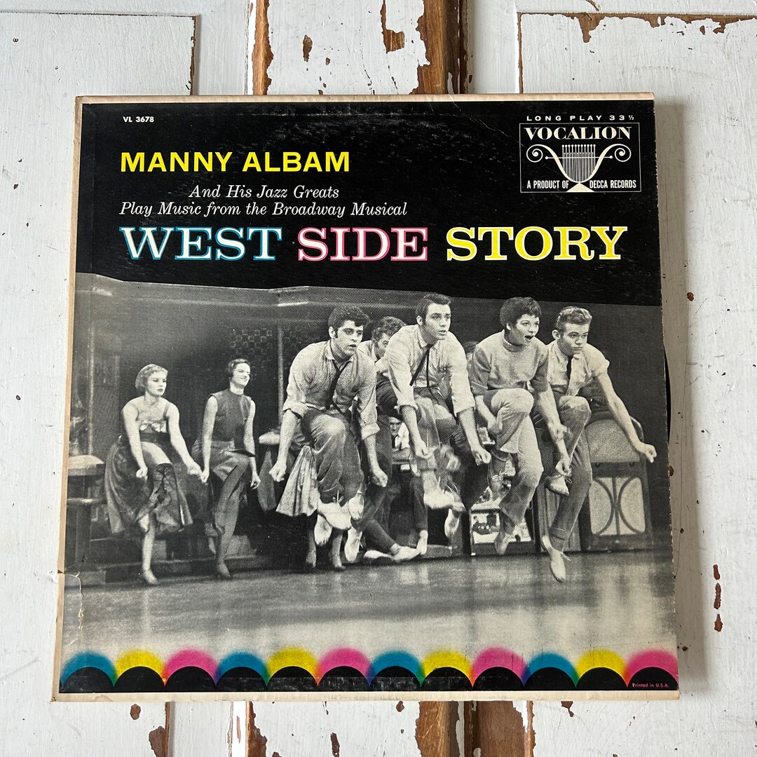 Vintage 1961 West Side Story Vinyl Album - Etsy