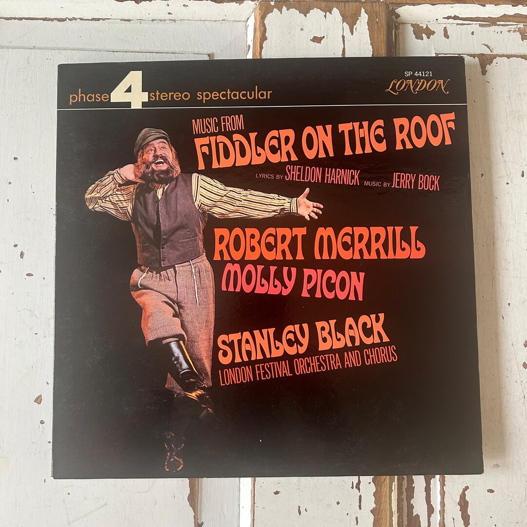 Vintage 1968 Fiddler on the Roof Vinyl Album - Etsy