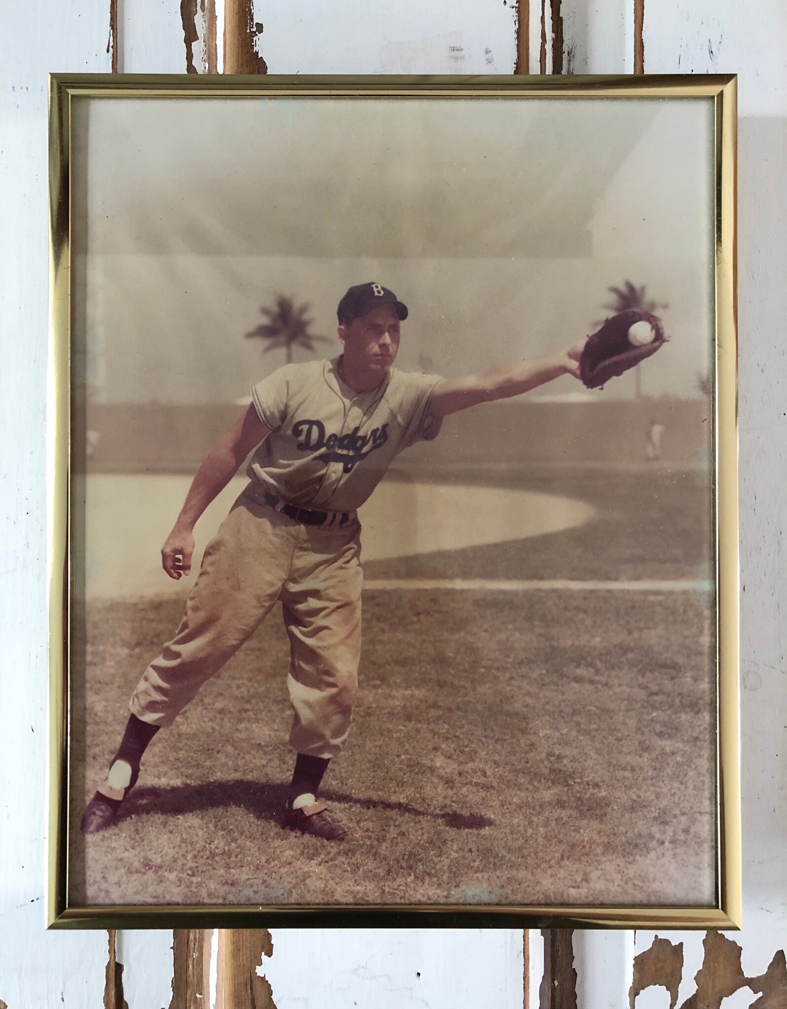 Vintage 1950s Dodgers Spring Training Photo Gil Hodges | Etsy