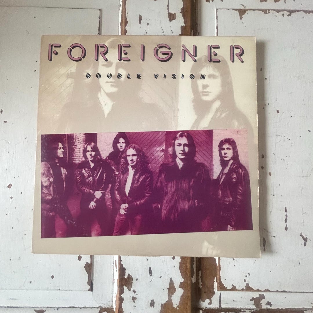 Foreigner "double Vision" LP Record 1978 Atlantic - Etsy