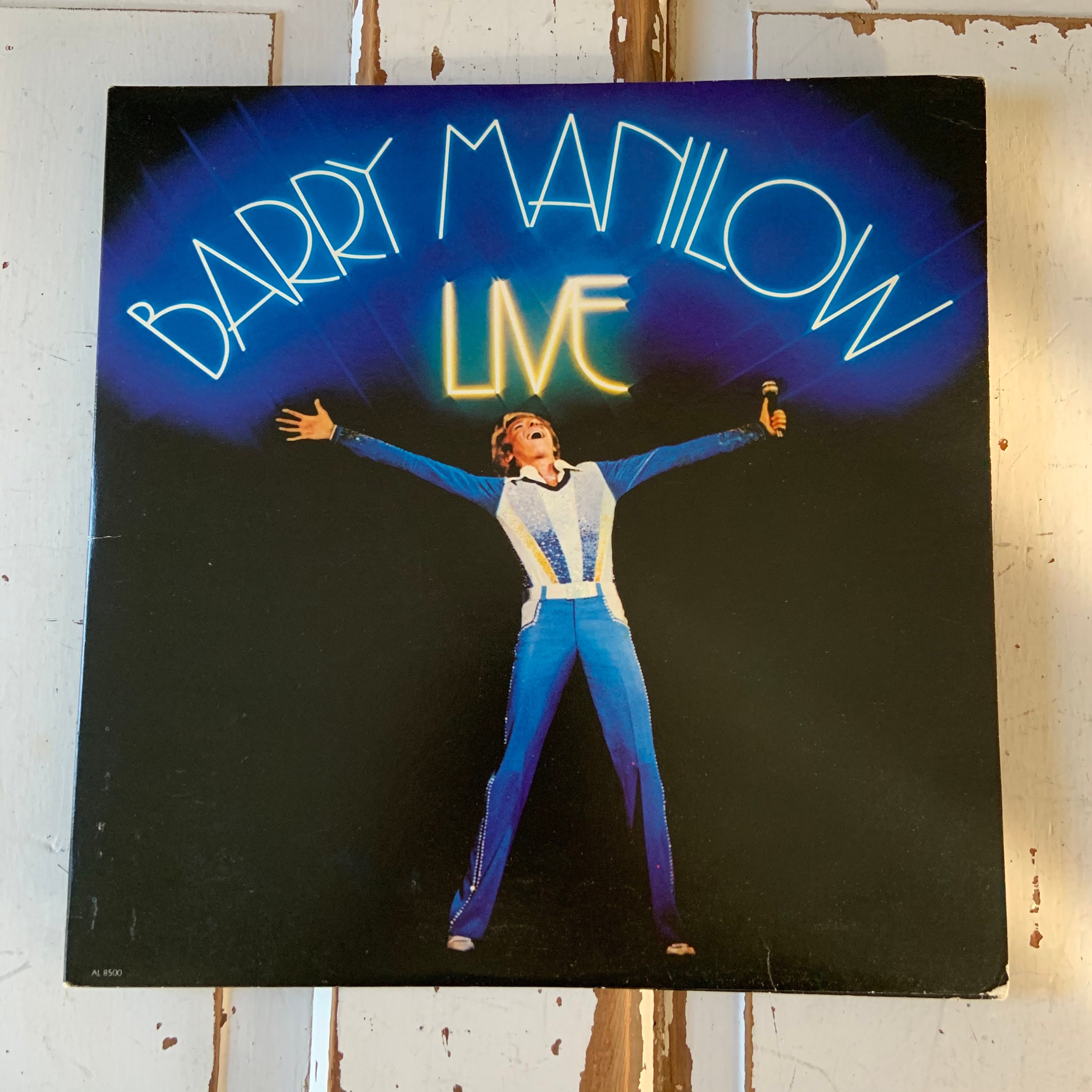 Vintage 1977 Barry Manilow Live 2 Vinyl Album Set - Etsy