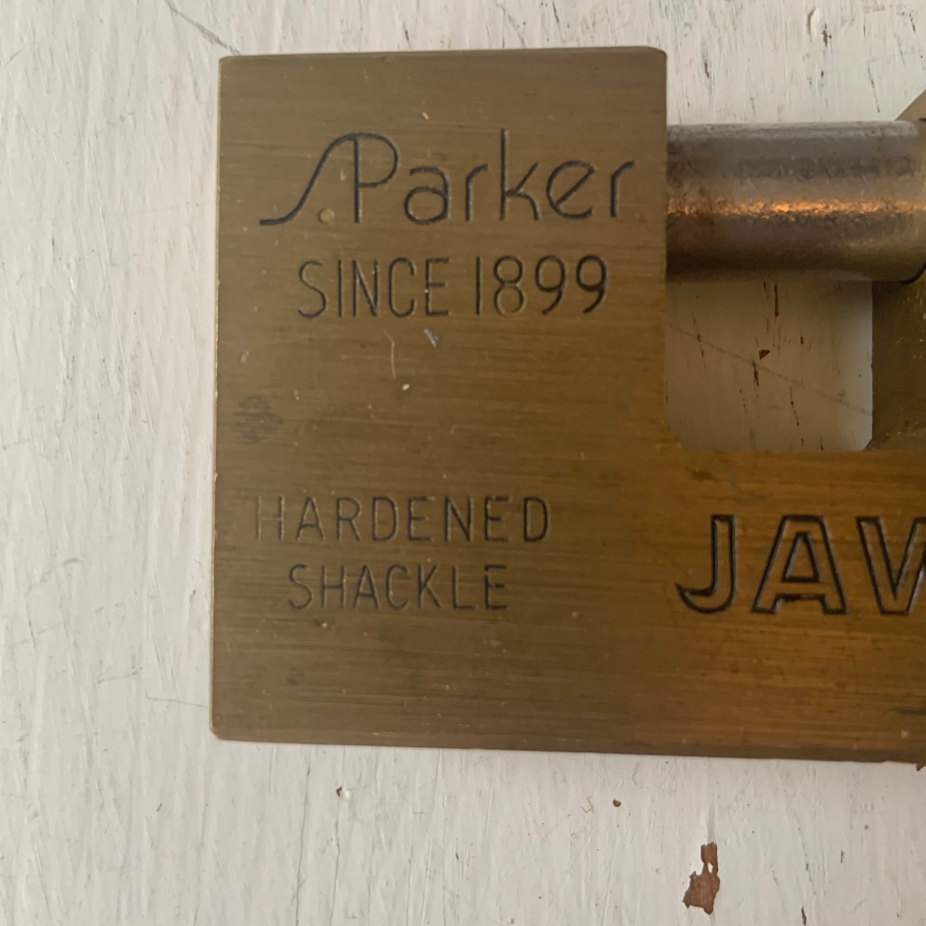 Vintage Jaws Parker Hardened Shackle Brass Shutter Keyed Lock - Etsy