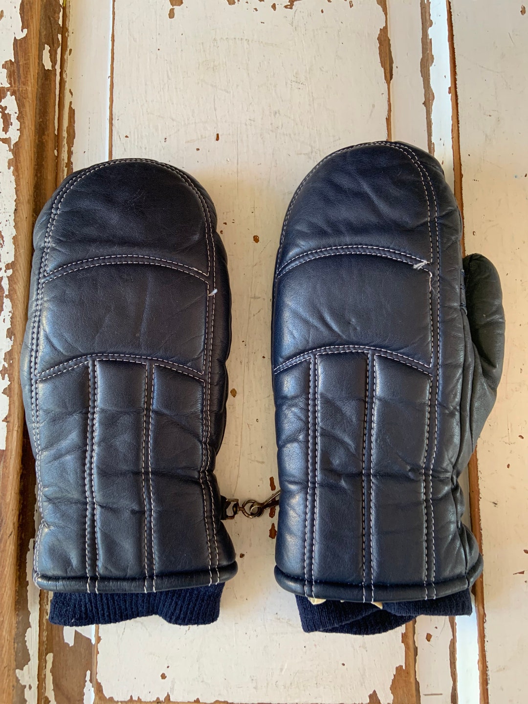 Vintage 1980’s Conroy Ladies Leather Made in Japan Mittens Gloves - Etsy
