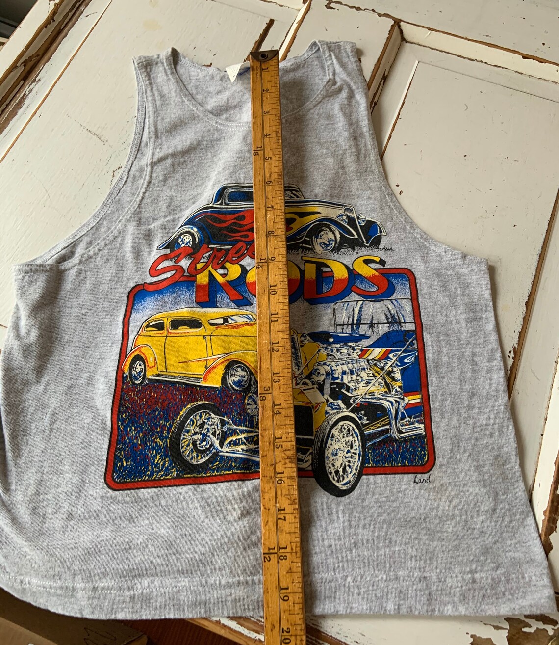 Vintage 1980s Street Rod Hot Rod Car Tank Top | Etsy