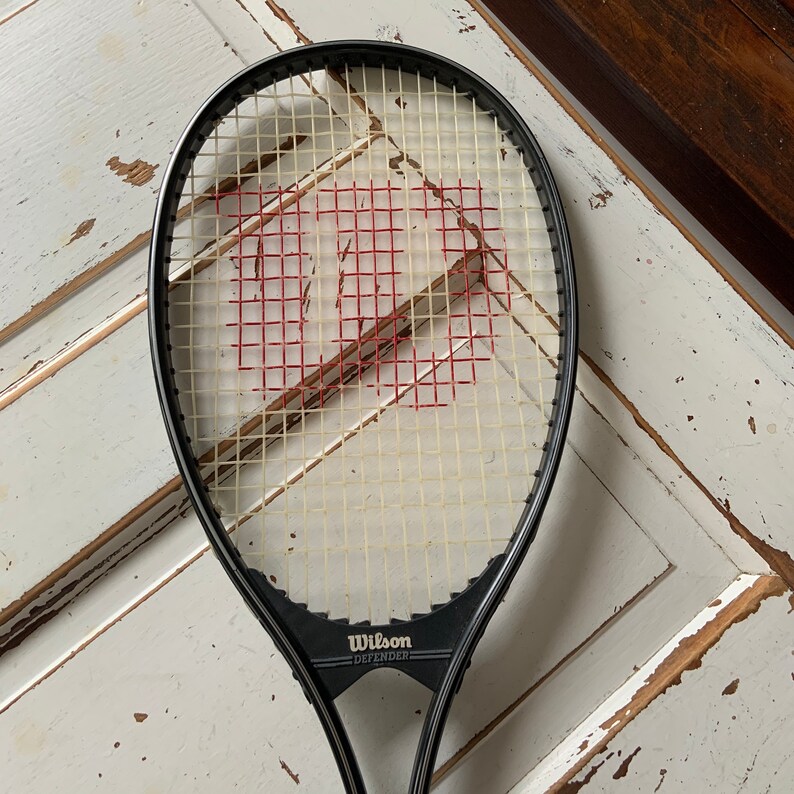 Vintage 1990s Wilson Defender Tennis Racket - Etsy Sweden
