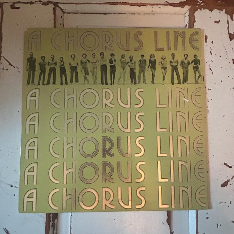 Vintage 1975 Vinyl Album A Chorus Line - Etsy