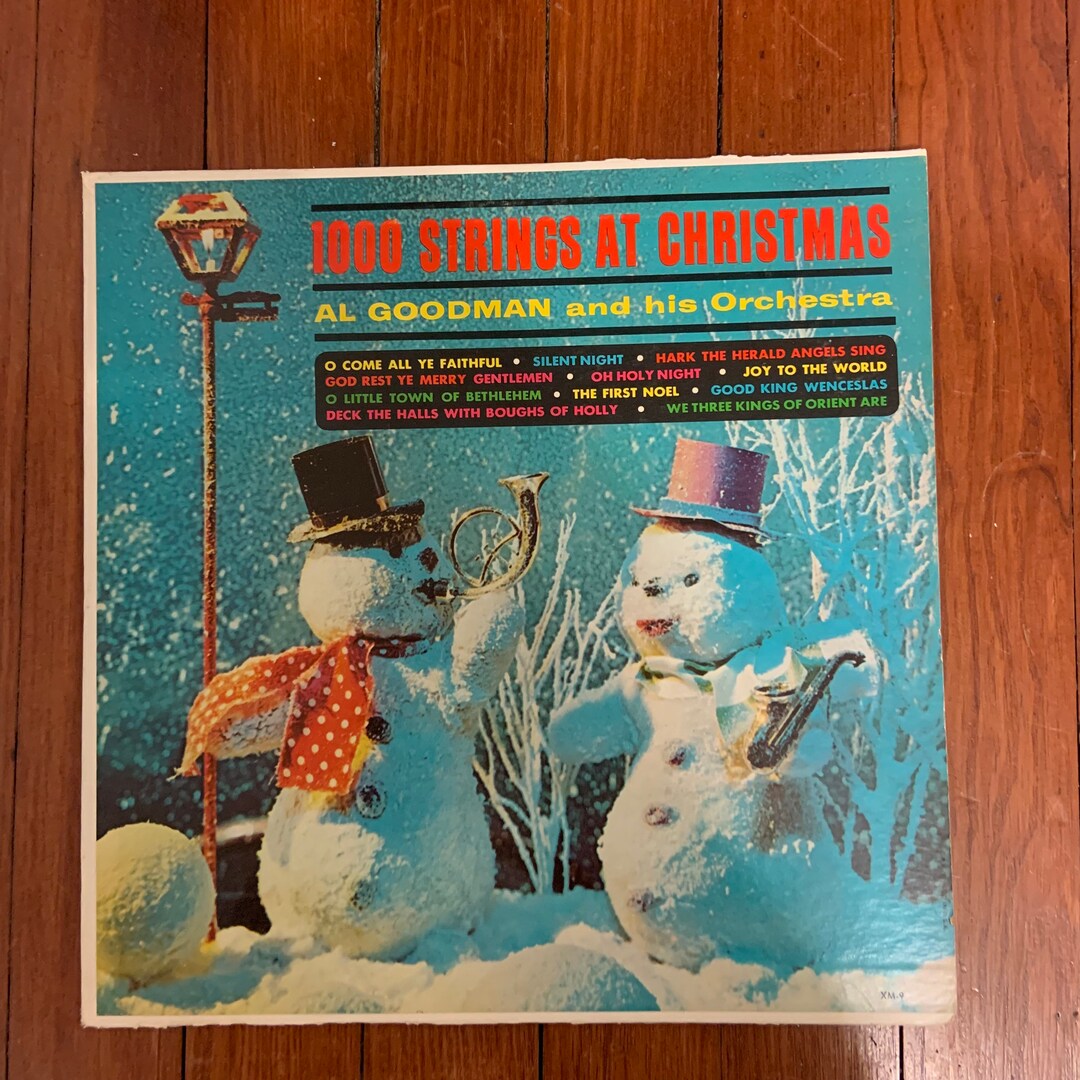 Vintage Record 1000 Strings at Christmas Al Goodman From 1959 - Etsy