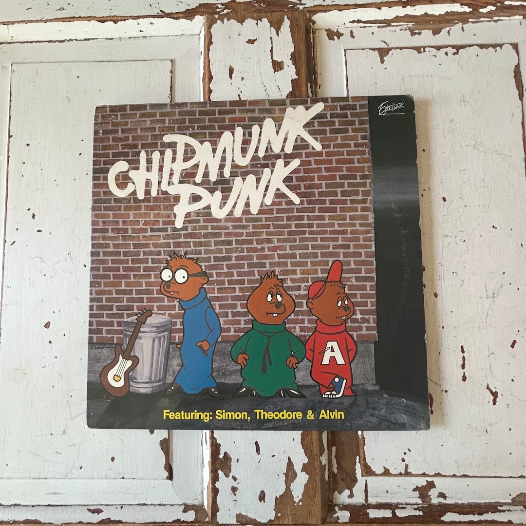 Chipmunk Punk Vintage Vinyl Record 1980 - Etsy