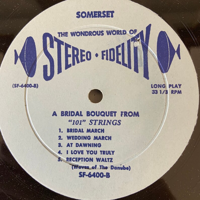 Vintage Vinyl Album 101 Strings A Bridal Bouquet - Etsy