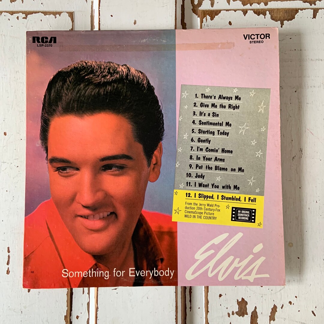 Vintage 1962 Elvis Presley Something for Everybody Vinyl Album - Etsy