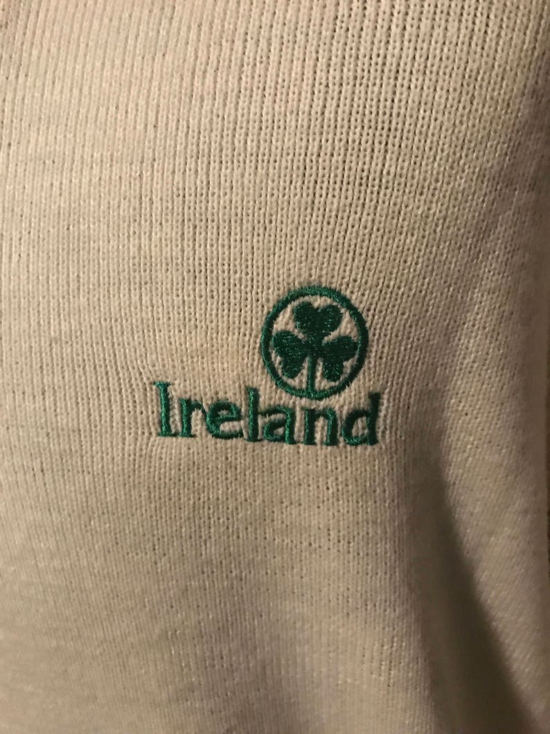 Vintage 1990's Irish Sweater Authentic Made in Ireland | Etsy