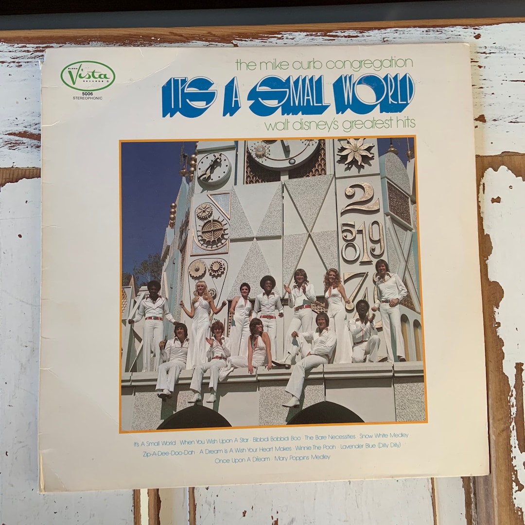 Vintage Album 1973 Disney: Mike Curb Congregation - It’s a Small World ...