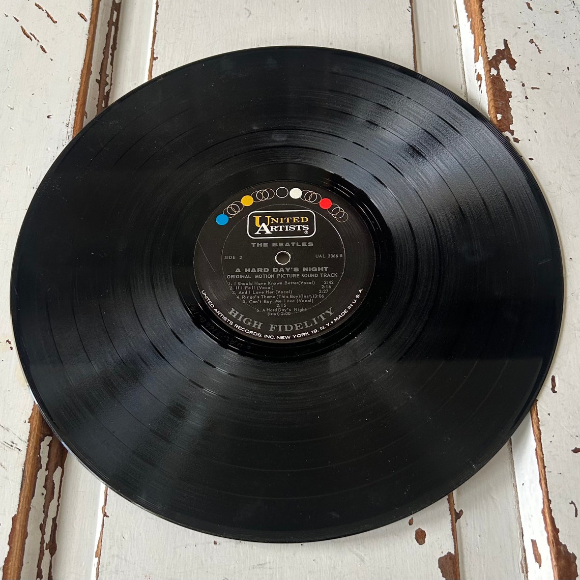 The Beatles A Hard Day's Night Soundtrack LP Vinyl Record Album, United ...