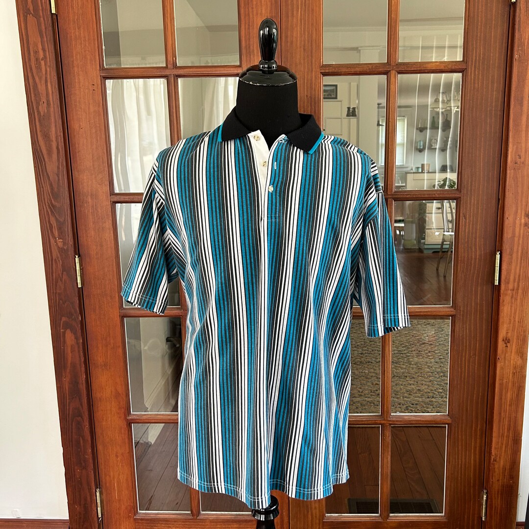 Vintage 1980's Chip Beck Collection Striped Polo Shirt - Etsy