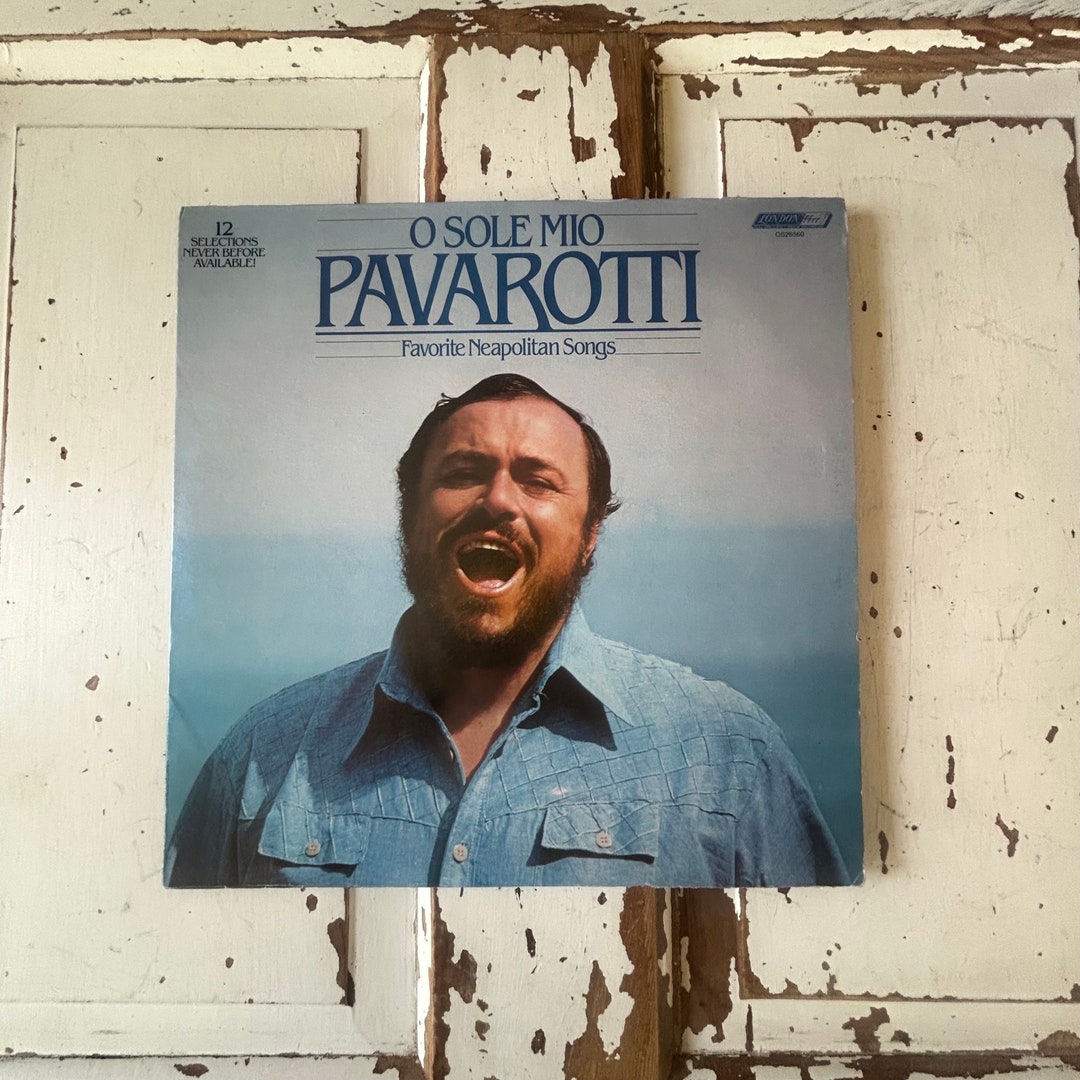 Luciano Pavarotti "o Sole Mio (favorite Neapolitan Songs)" Vinyl Record ...