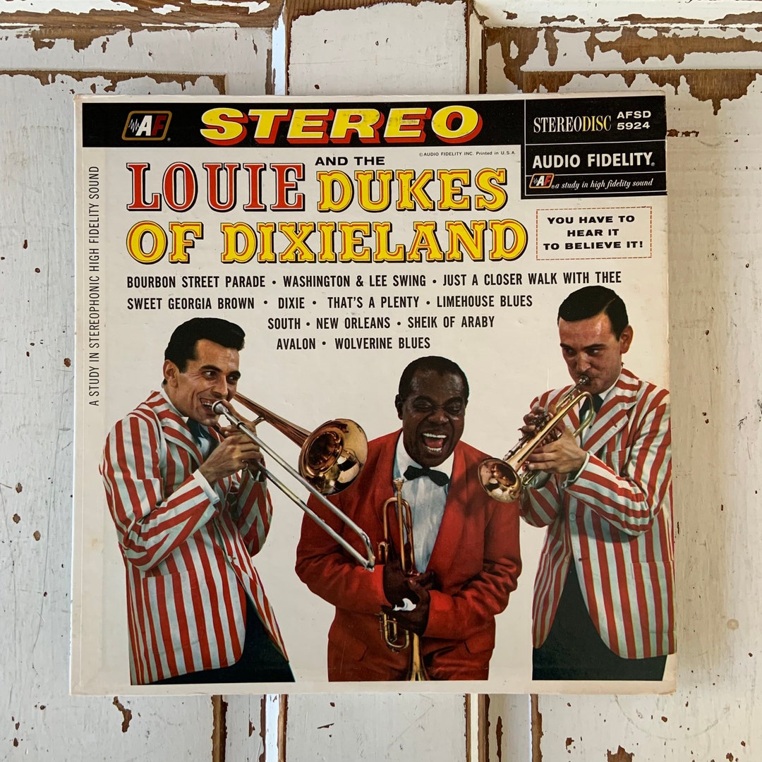 Vintage Louis Armstrong and the Dukes of Dixieland Vinyl Album - Etsy