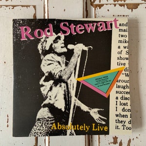 Vintage 1982 Rod Stewart Absolutely Live Double Vinyl Album - Etsy