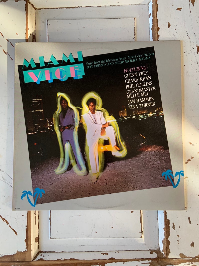 Vintage 1985 Vinyl Album Music From the TV Show Miami Vice | Etsy