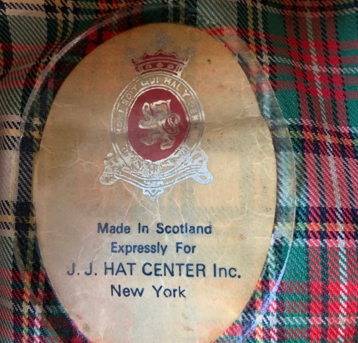 Vintage 1980’s JJ Hat Company New York Tartan News Boy Cap Hat - Etsy