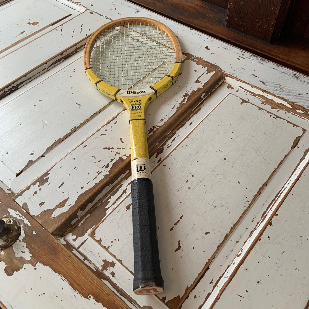 Vintage 1970s Wood Tennis Racquets Wilson Billie Jean King Chris Evert ...