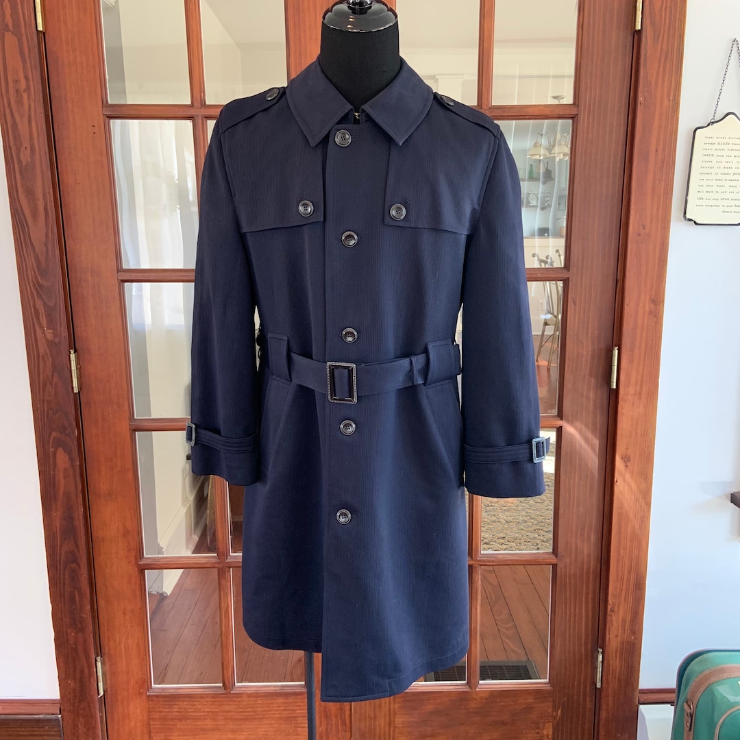 Vintage 1970’s Harbor Master Men’s Trench Coat Rain Coat Trench Coat ...
