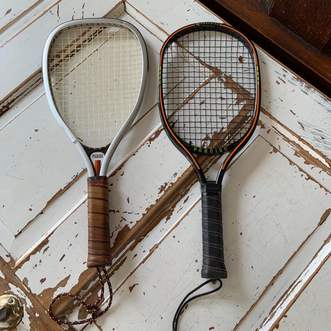 Collection of 2 1980’s Racketball Rackets - Etsy