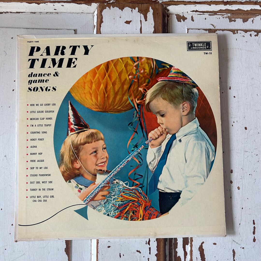 Vintage Party Time Dance and Game Songs -twinkle Records 1960's Album ...