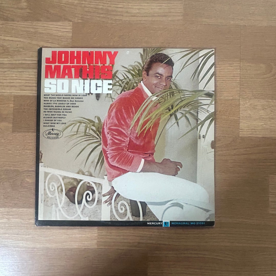 Johnny Mathis so Nice 1966 Vinyl Album - Etsy