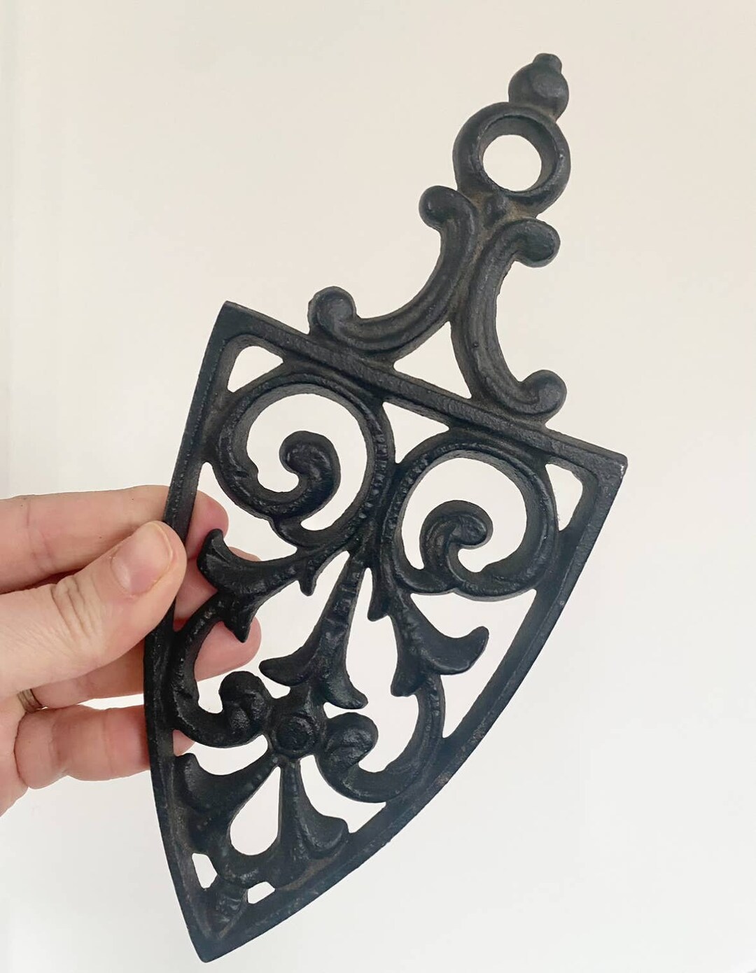 Antique Cast Iron Trivet | Cottage Homestead Victorian Decor Kitchen ...