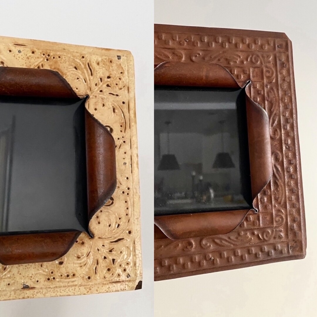 Western Rustic Frame Wood 2000s Handmade Vintage Art Frame Wall Hanging ...