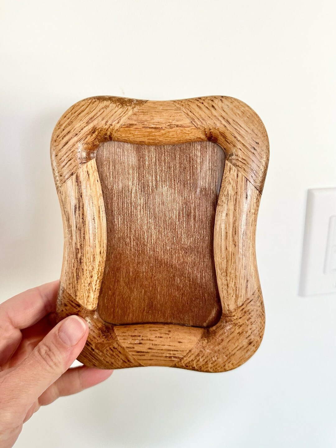 3x5 Natural Wood Boho Frame Photo Picture Art Decor Smooth Wooden ...