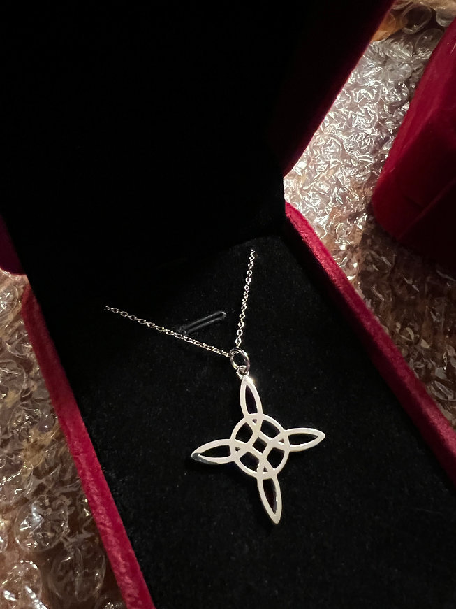 Witch's Cross Necklace - Etsy