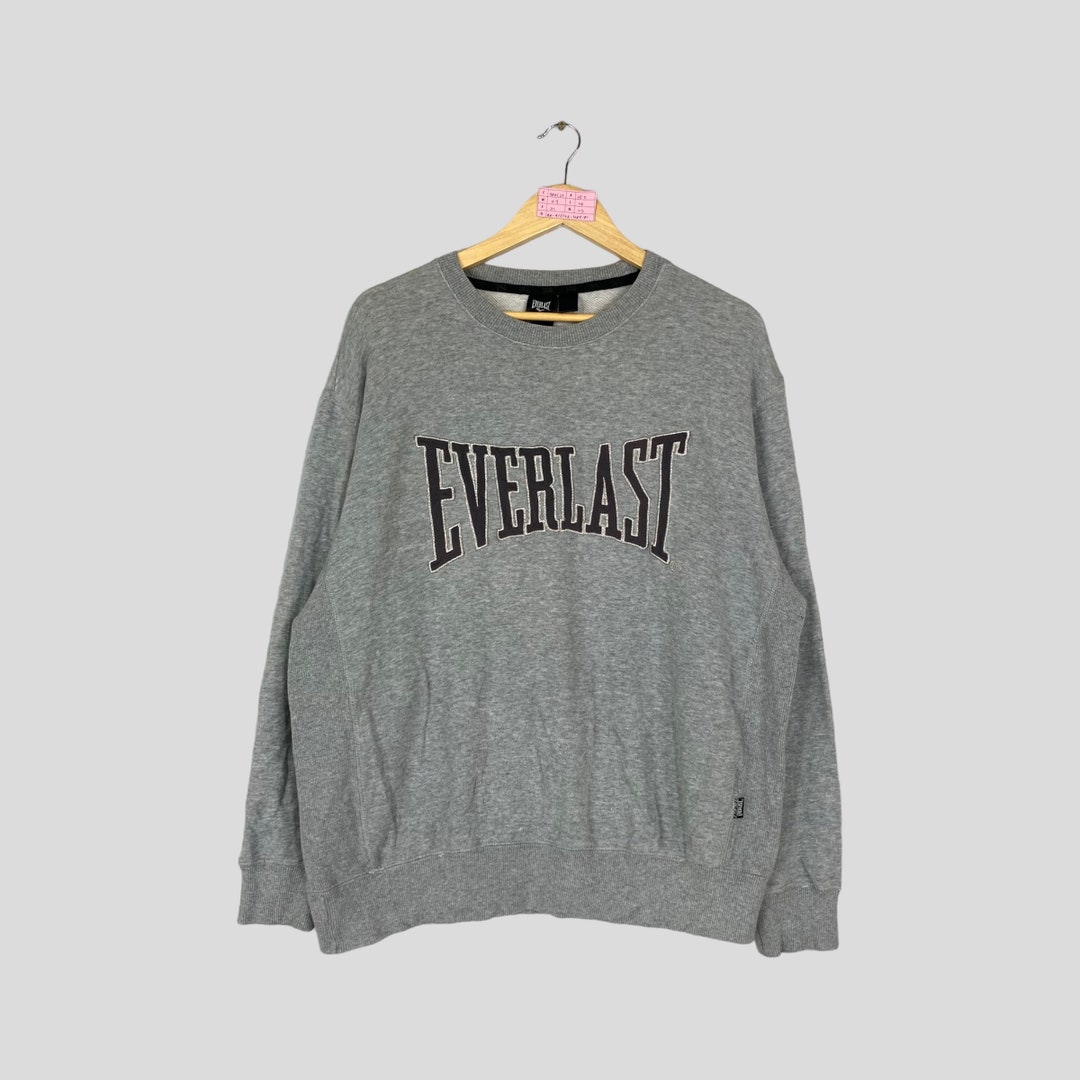 Vintage EVERLAST Crewneck Sweatshirt Big Logo Everlast Jumper Pullover ...