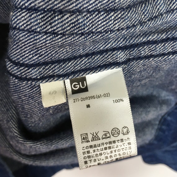 Vintage 90s UNIQLO JEAN Denim Chore Jacket Button Up … - Gem