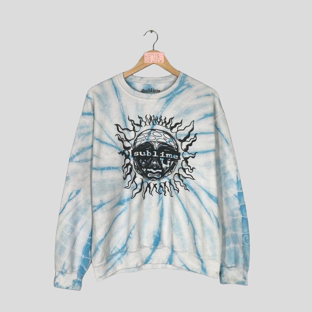 Vintage 00s SUBLIME Rock Band Tie Dye Crewneck Sweatshirt Big Logo ...