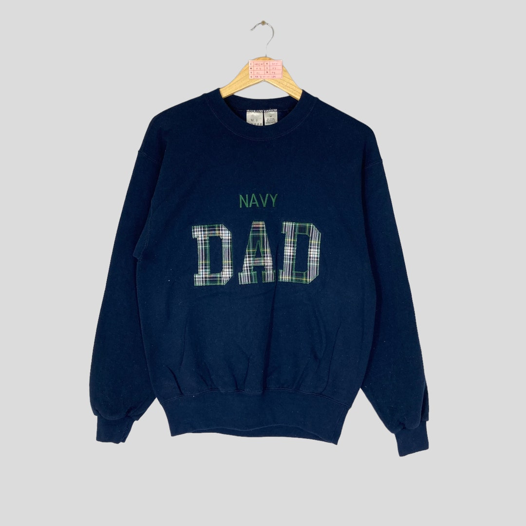 Vintage NAVY DAY by MJ Soffe Made in Usa Crewneck Sweatshirt Big Logo ...