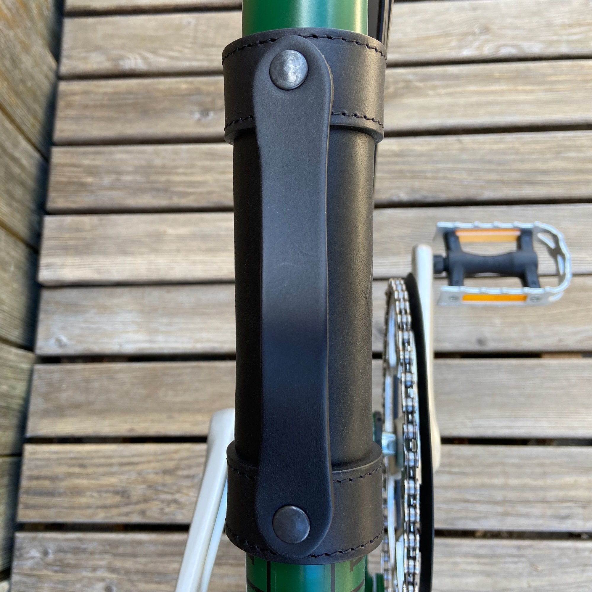 Leather Carry Handle for Brompton Bicycle Full Grain - Etsy
