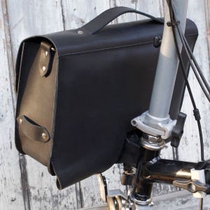 Leather Briefcase for Brompton, Brompton Front Carrier Bag, Brompton ...