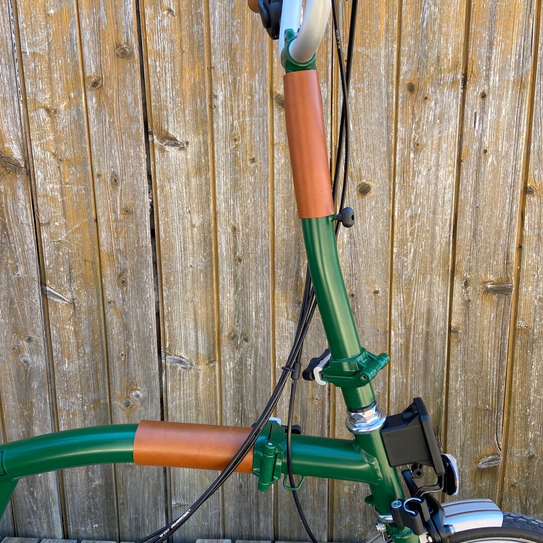 Brompton Frame Cover Set Leather Frame Protector for Brompton Bicycle ...