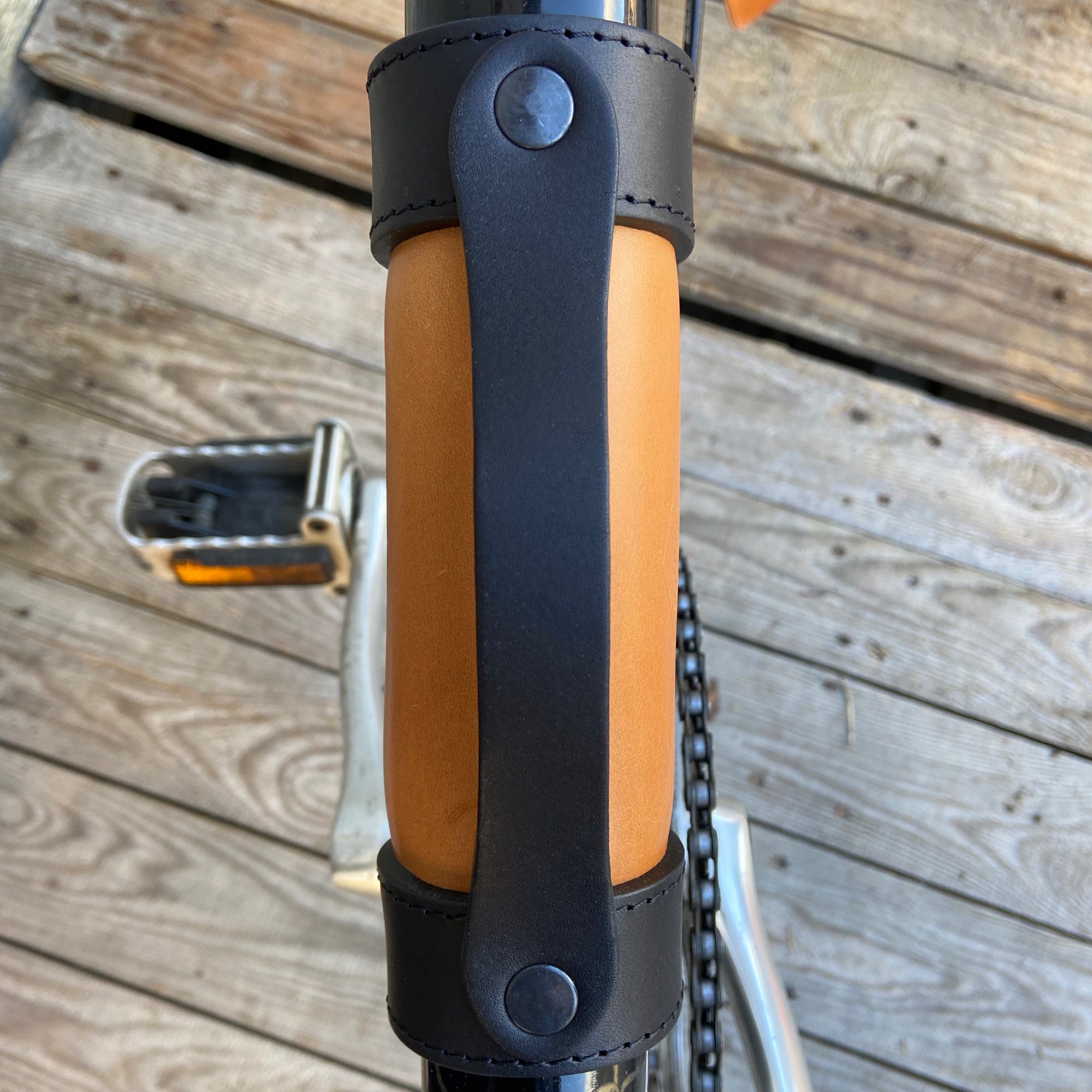 Leather Carry Handle for Brompton Bicycle Full Grain | Etsy