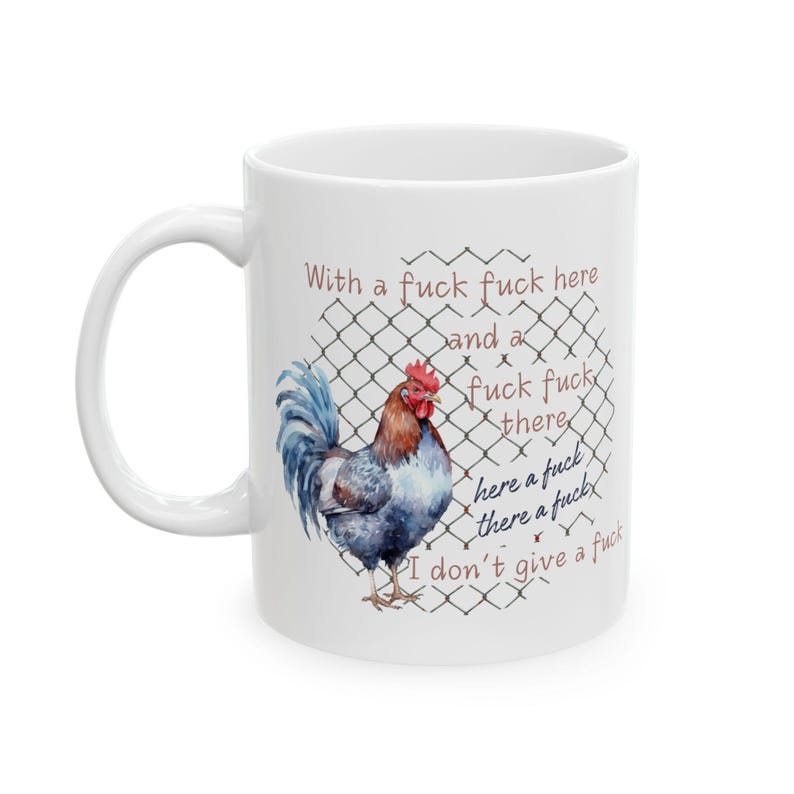 Funny Swearing Coffee Mug: Sarcastic Novelty Gift for Coffee Lovers - Etsy