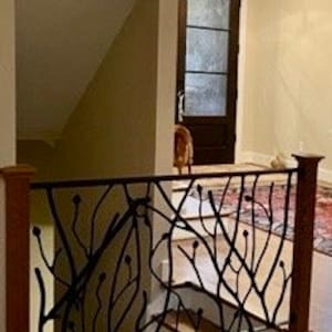 Organic Iron Tree Forest Forged Branches With Scattered Leaves /metal ...