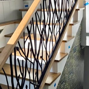 Organic Iron Tree Forest Forged Branches With Scattered Leaves /metal ...