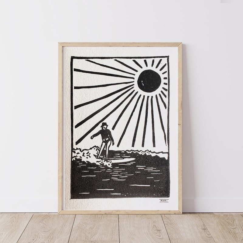 Block Print Art - Etsy